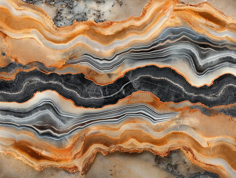 Colored Geological Layers, Geological History of the Earth, Rock Layers ...