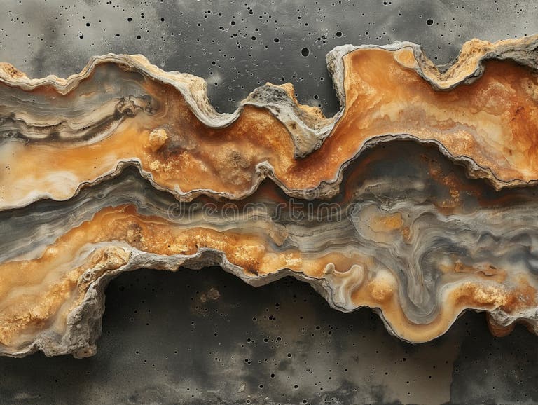 Colored Geological Layers, Geological History of the Earth, Rock Layers ...