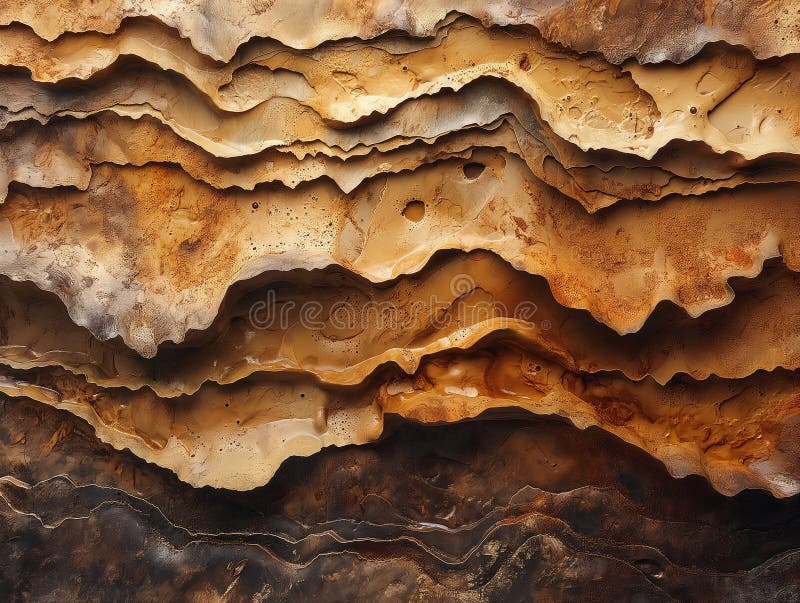 Colored Geological Layers, Geological History of the Earth, Rock Layers ...