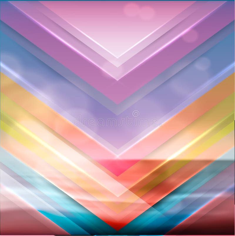 Colored Geometric Background. Vector Illustration Stock Illustration ...