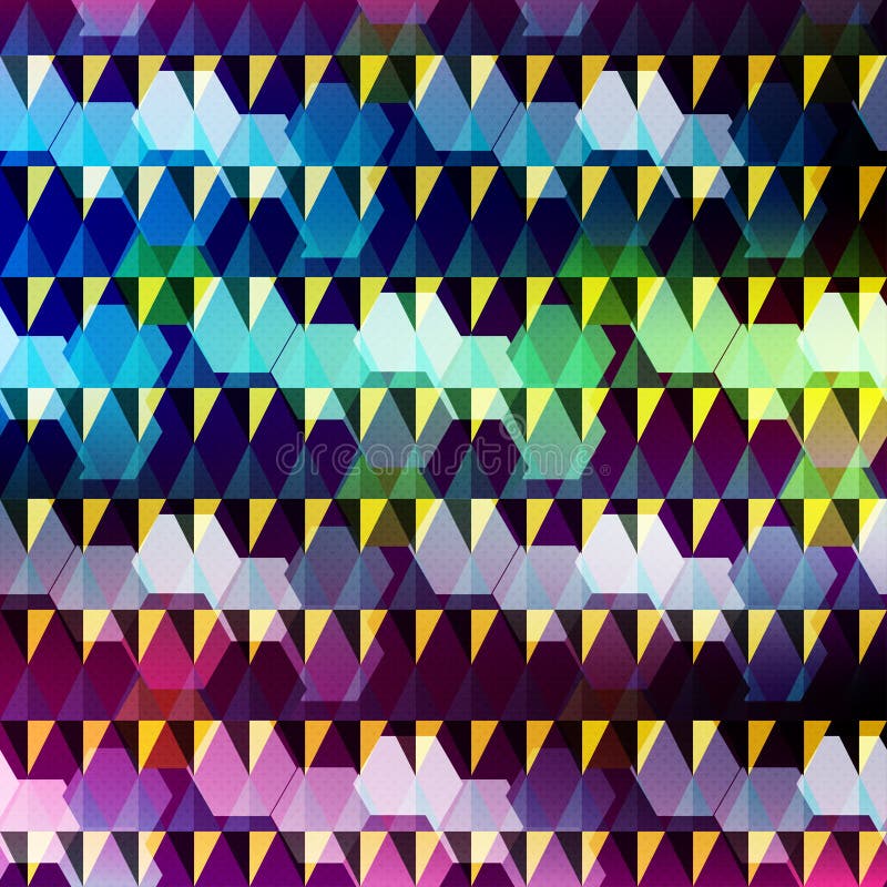 Colored Geometric Pattern Vector Illustration Stock Vector ...