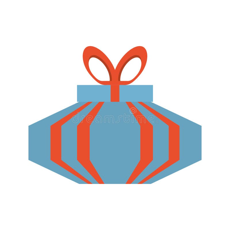 Colored Gift Box Wrap Red Ribbon Stock Illustration - Illustration of ...