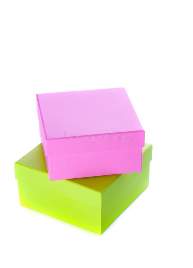 Pile of colored boxes stock image. Image of gift, cases - 17475743