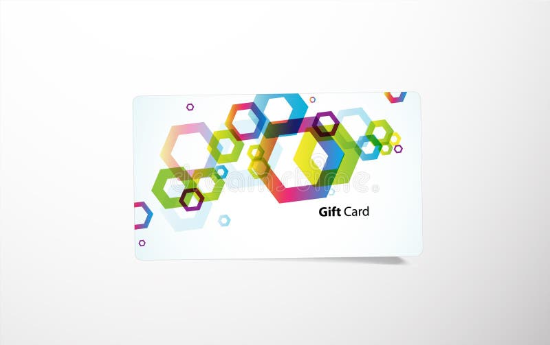 Colorful Business / Gift Card Template. Abstract Stock Vector ...
