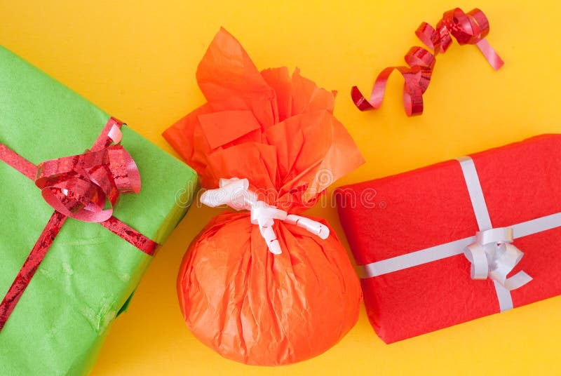 Colored gifts stock image. Image of design, celebration - 35505565