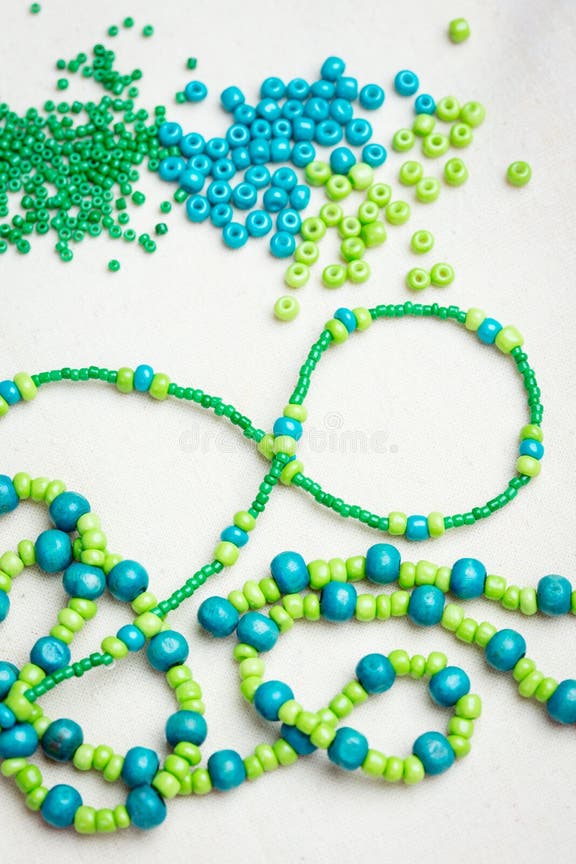 Colored glass beads stock image. Image of bulk, knot - 60537819