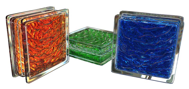 Colored glass blocks stock image. Image of multicolor - 44963521