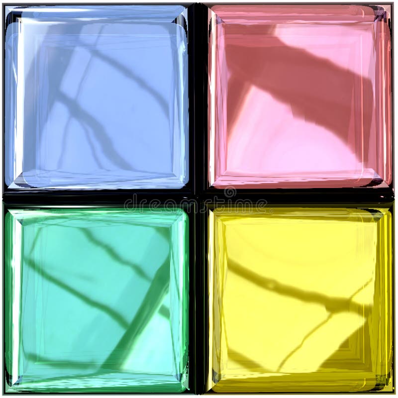 Colored Glass Palette stock illustration. Illustration of colored ...