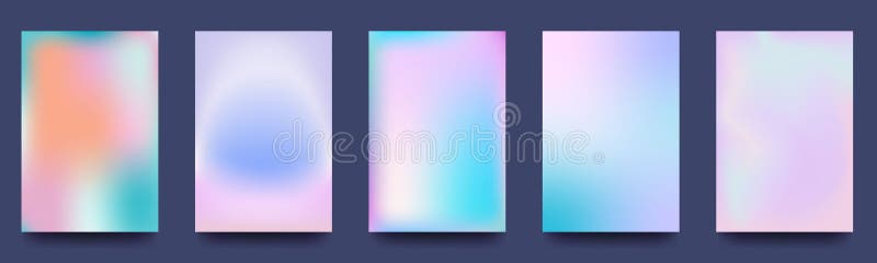 Colored Gradient Backgrounds, Color Grading, Abstract Holographic ...