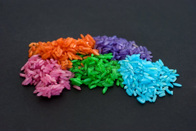Colored grain rice stock photo. Image of flour, minerals - 18022696