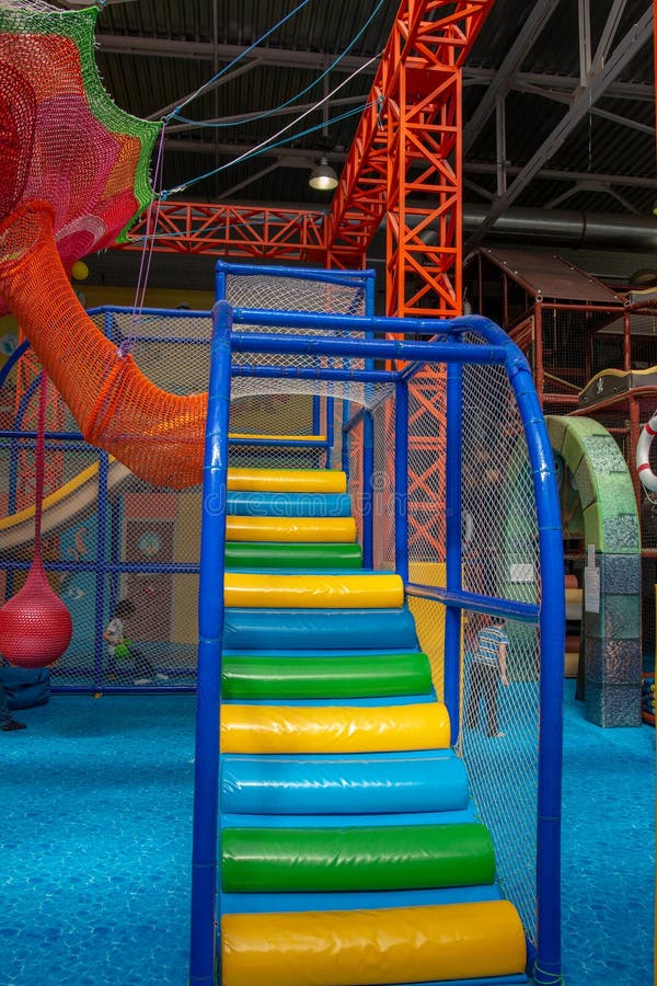 Colored Grid for Outdoor Games for Children Stock Photo - Image of ...