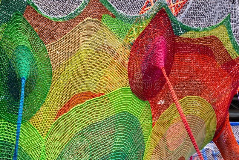 Colored Grid for Outdoor Games for Children Stock Image - Image of ...