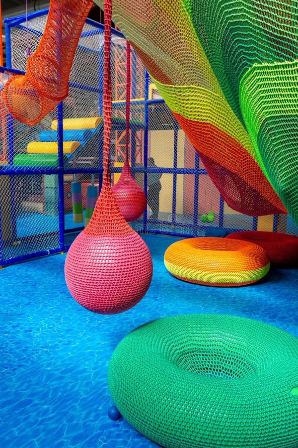 Colored Grid for Outdoor Games for Children Stock Photo - Image of ...