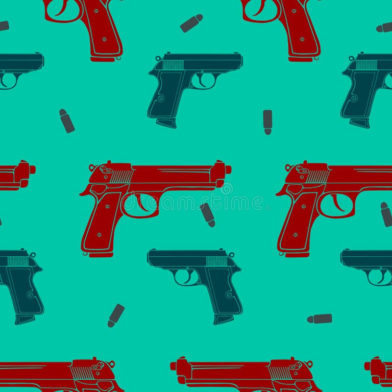 Guns Pattern Stock Illustrations – 485 Guns Pattern Stock Illustrations ...