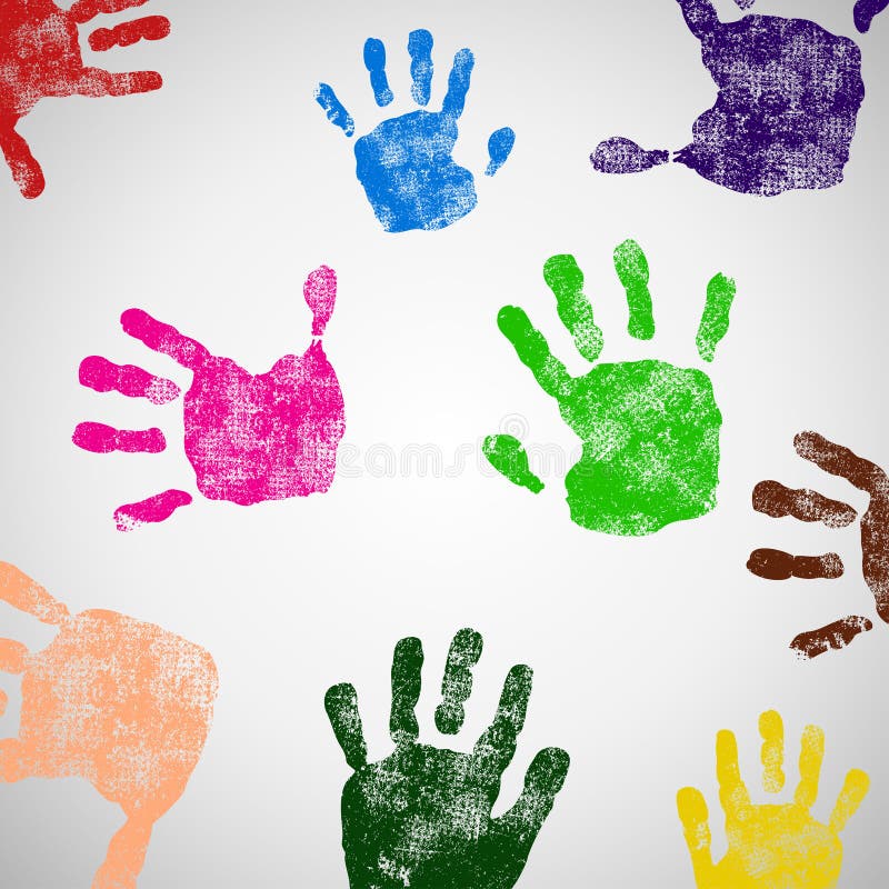 Helping Hand, Vector Illustration Stock Vector - Illustration of adult ...