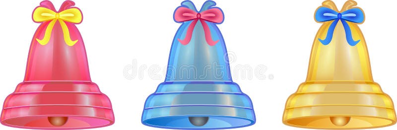 Colored handbell stock illustration. Illustration of call - 46808339
