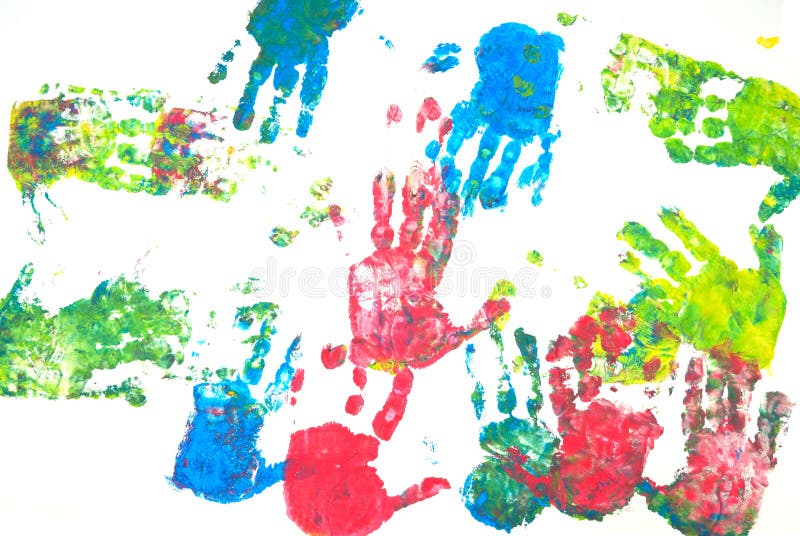 All Hands Color Abstract Backgrounds Stock Image - Image of palm ...