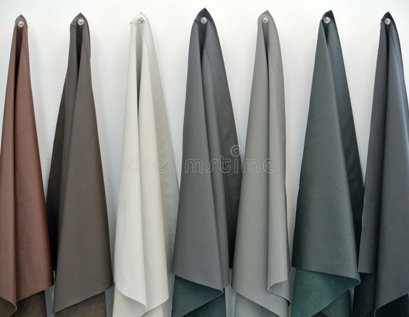 The Colored Hanging Fabrics Stock Image - Image of closet, colored ...