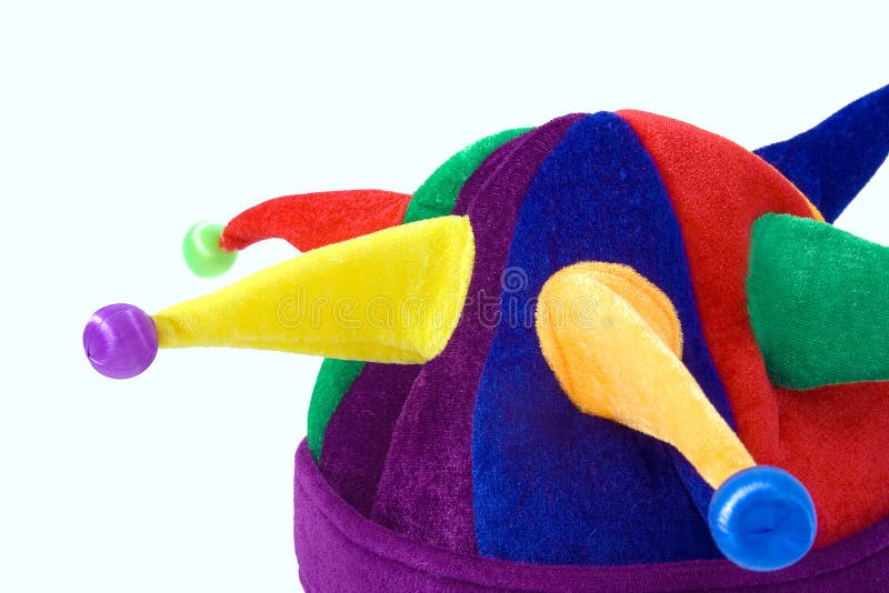 Colored hat clown stock image. Image of blue, smiling - 7172697