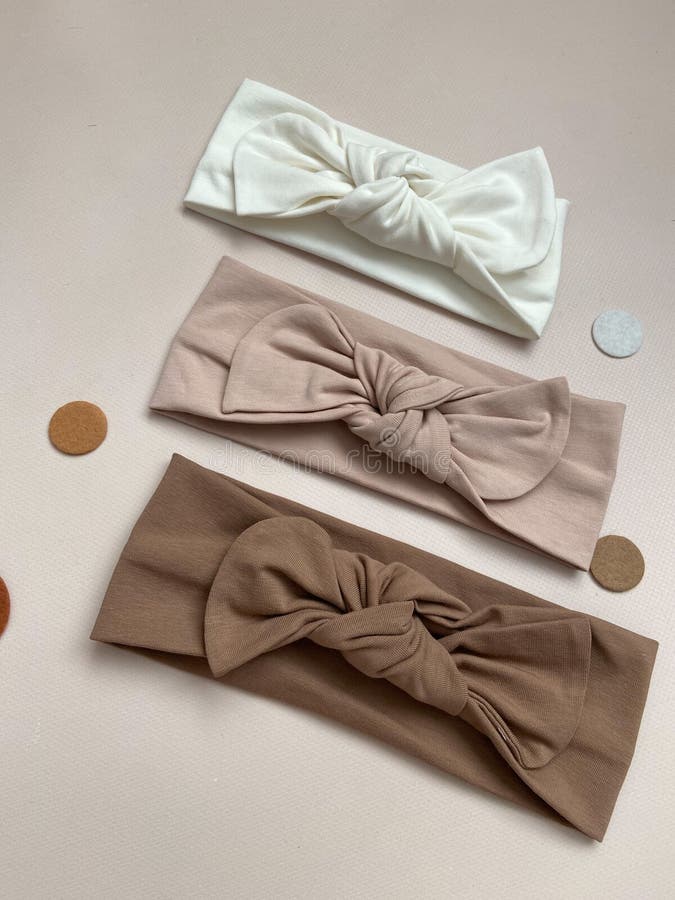 Colored headbands stock image. Image of knit, headband - 244281063