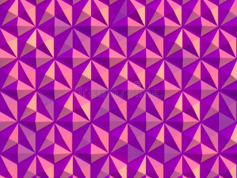 Colored Hexagonal Shape Digital Illustration. 3d Rendering Abstract ...