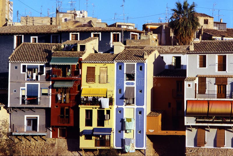 Colored House stock image. Image of green, construction - 3637199