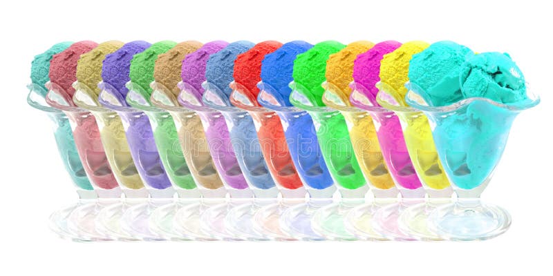 Colored ice cream stock photo. Image of icecream, freezed - 10042176