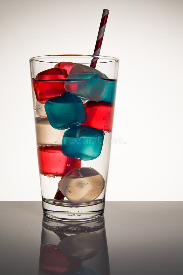 Colored Ice Cubes stock image. Image of colored, macro - 43054739