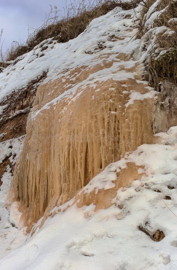 Colored icicles stock image. Image of frozen, land, crystal - 37631895