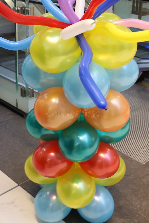 Colored Inflatable Balloons Stock Image - Image of inflatable ...