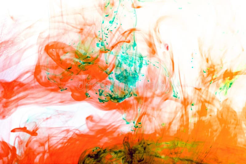 Colored Ink Cloud Grows in Water6 Stock Photo - Image of creativity ...