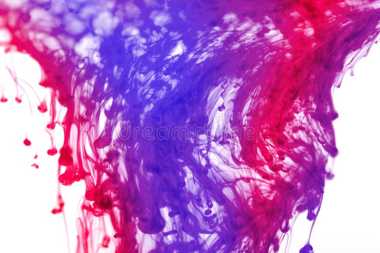 Colored ink splash stock photo. Image of conversion, twirl - 15268530