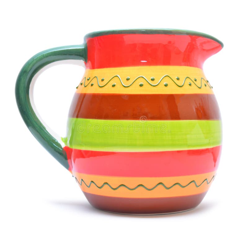 Colored jar stock image. Image of traditional, pottery - 61994871