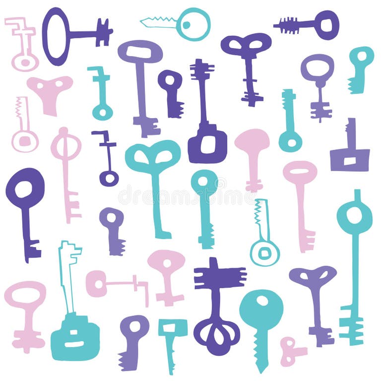 Colored Keys Stock Illustrations – 2,285 Colored Keys Stock ...