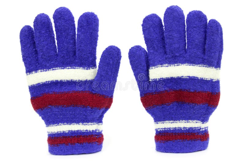 Colored knitted gloves stock photo. Image of knitted - 16975828