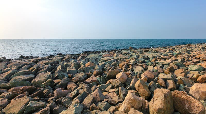 Colored Large Stones on the Beach Stock Photo - Image of candid ...