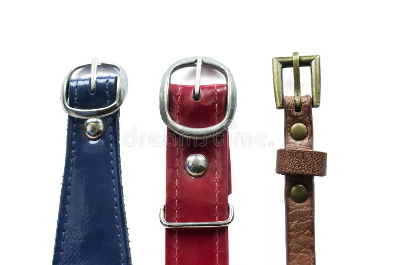 Colored leather belts stock photo. Image of style, gloss - 32845414