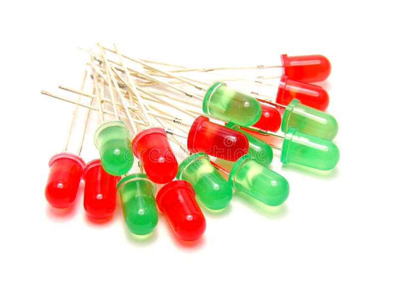 Colored led s stock image. Image of device, equipment - 9875785
