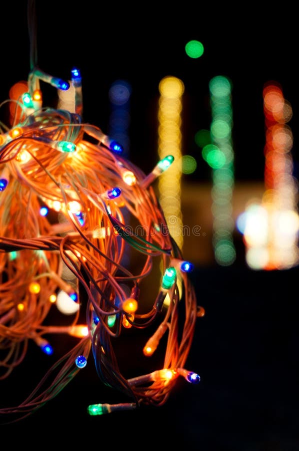 Colored LEDs for Decoration Stock Image - Image of festival, christmas ...