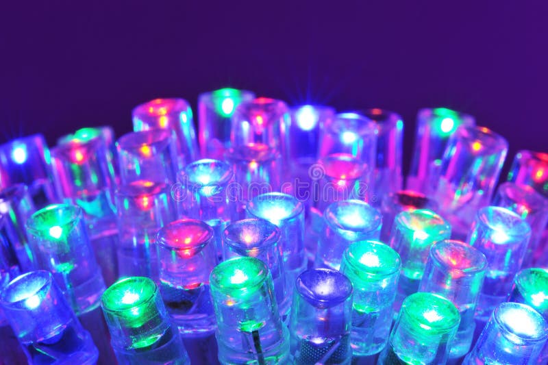 Colored LEDs stock photo. Image of lighting, leds, semiconductor - 42053268