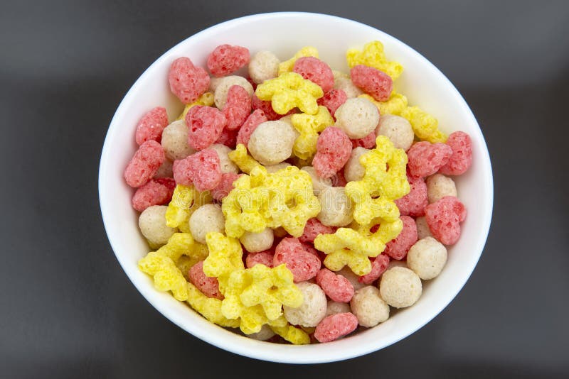 Colored Light Snacks. Breakfast in the Plate. Diet and Calories Stock ...