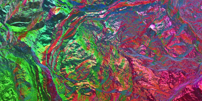 Colored Light on Textured Surface. Stock Illustration - Illustration of ...