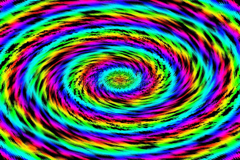 A colored light vortex stock illustration. Illustration of fade - 210841664