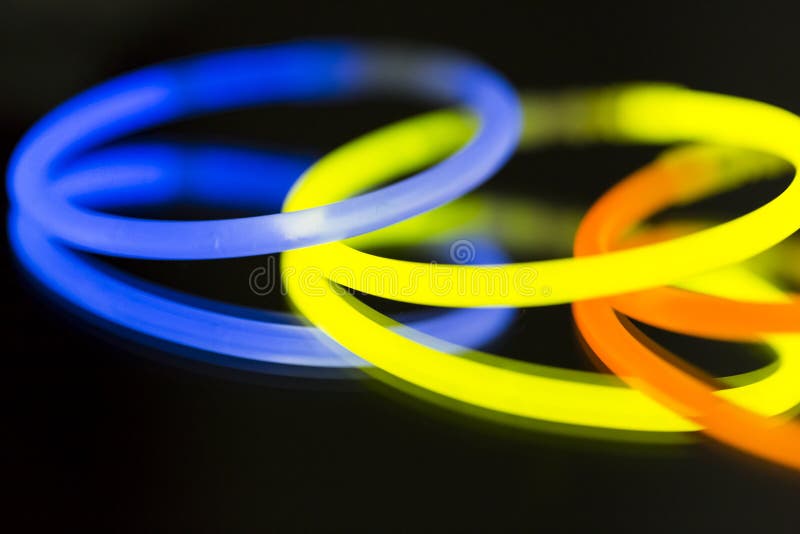 Colored Lights Fluorescent Neon Stock Image - Image of bulb, colorful ...