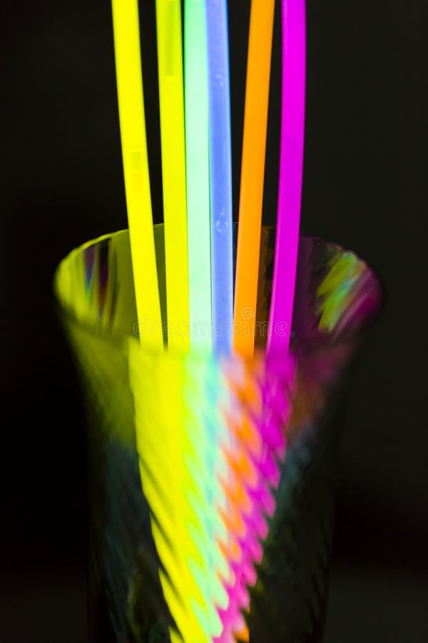 Colored Lights Fluorescent Neon Stock Image - Image of abstract ...