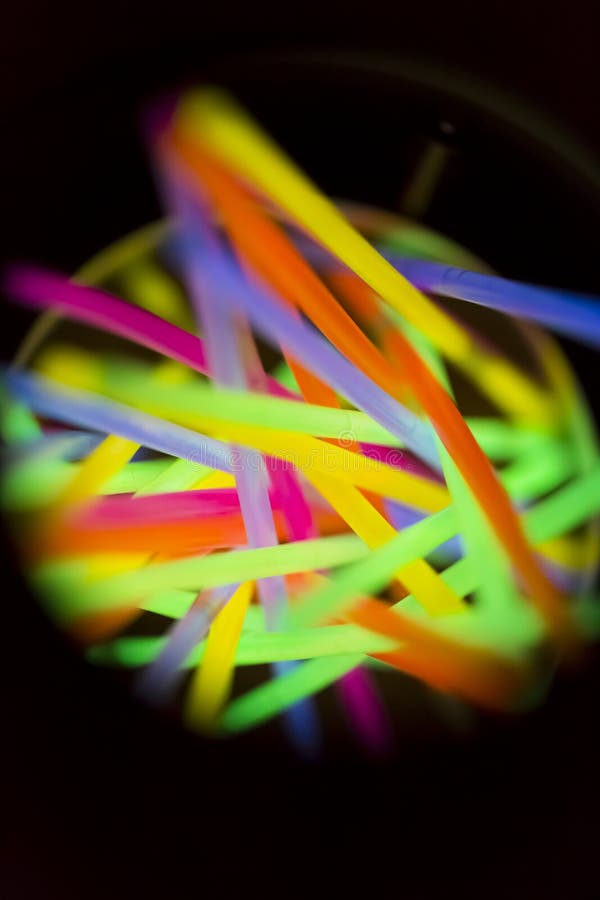 Colored Lights Fluorescent Neon Stock Image - Image of bulb, colorful ...