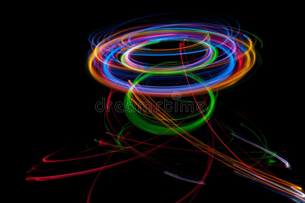 Colored lights that move stock image. Image of motion - 165076721