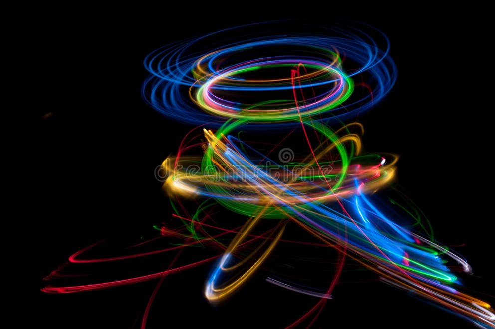Colored lights that move stock photo. Image of design - 165076750