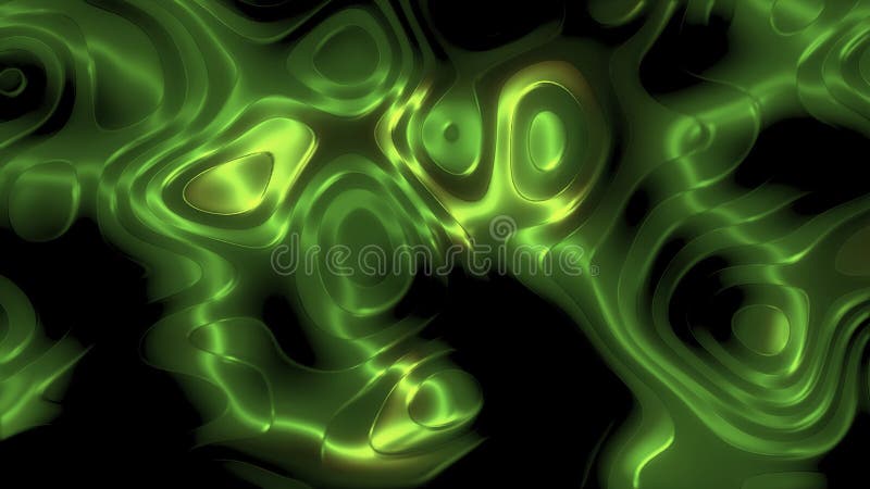 Colored Liquid Background with Moving Lines. Motion. Round Lines Move ...