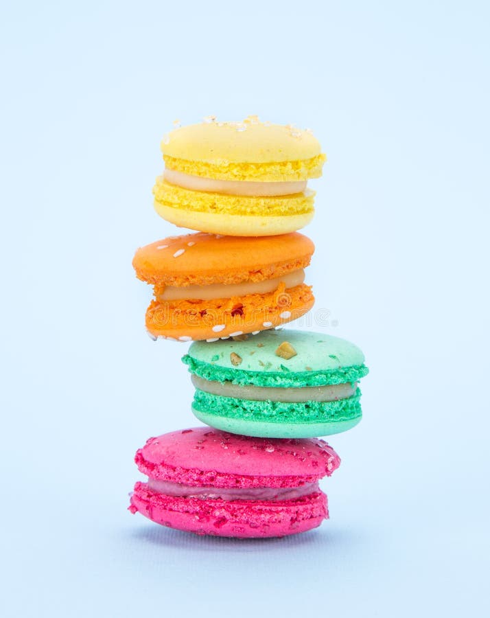 Colored macaroons stock photo. Image of green, traditional - 39801878